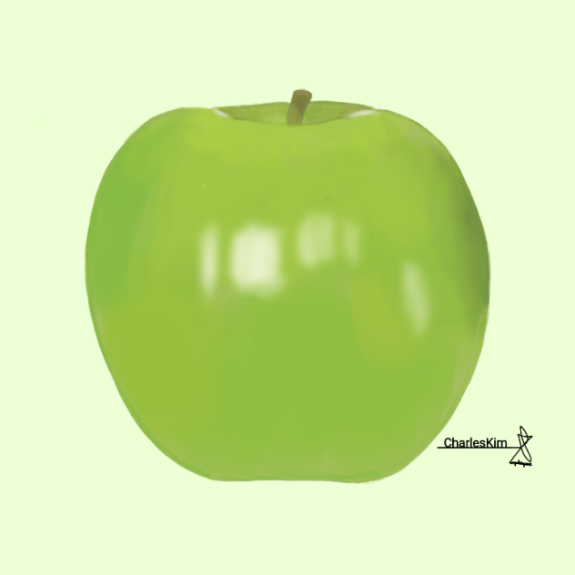 Green Apple💚 - ibisPaint