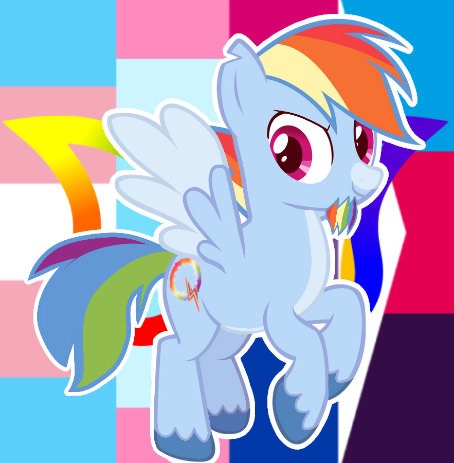 Rainbow Dash - My MLP Edit Redesign - ibisPaint
