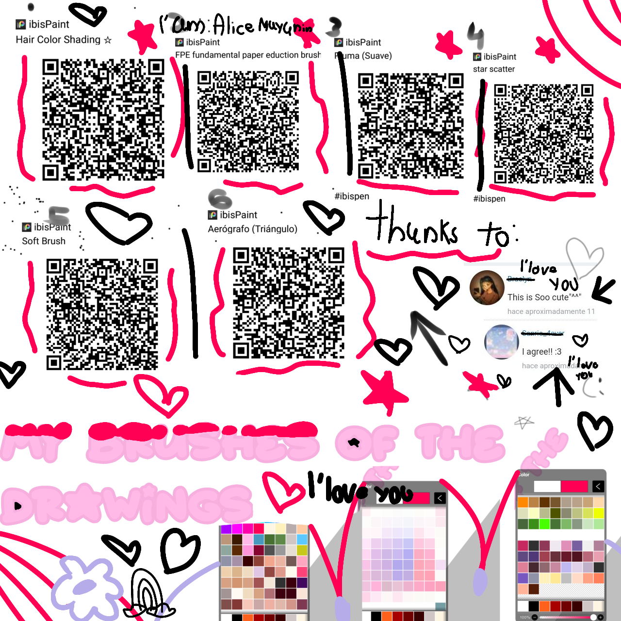 thanks to - ibisPaint