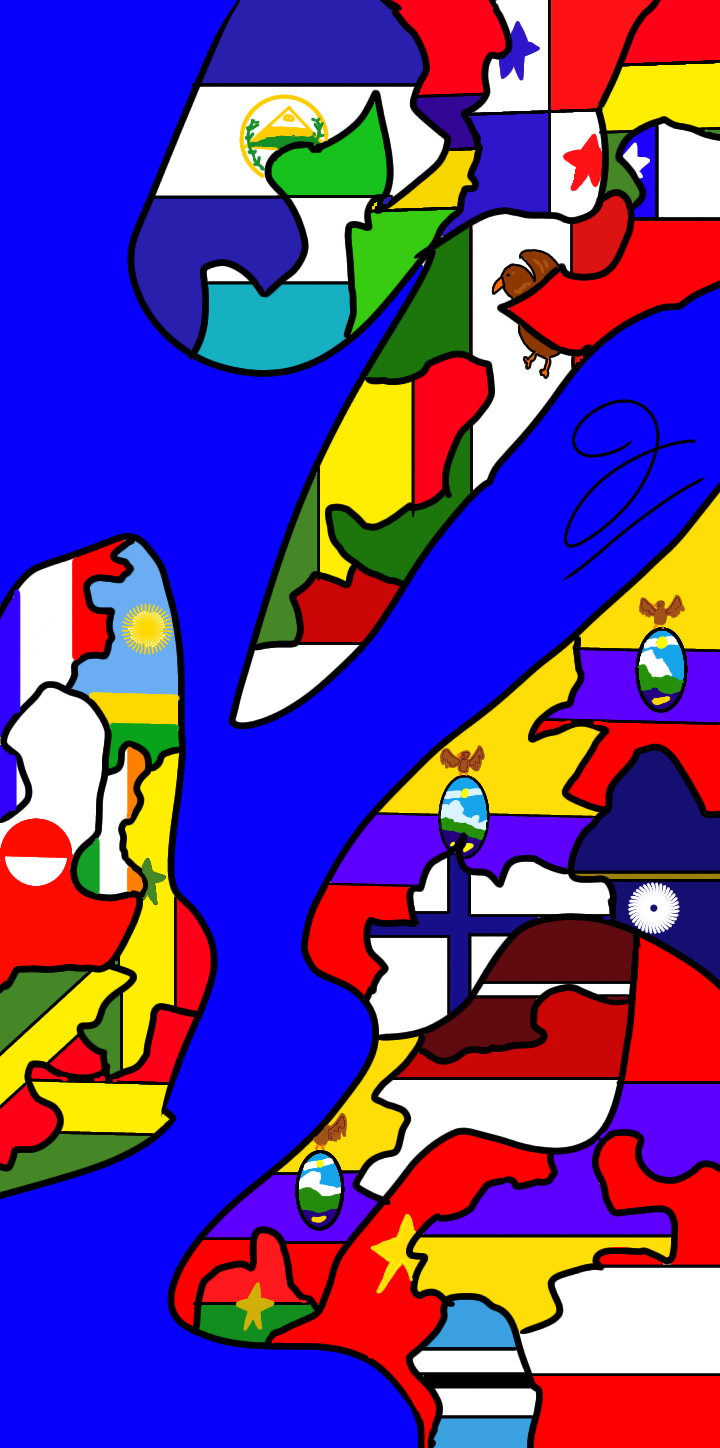 Dibujando paises random - ibisPaint