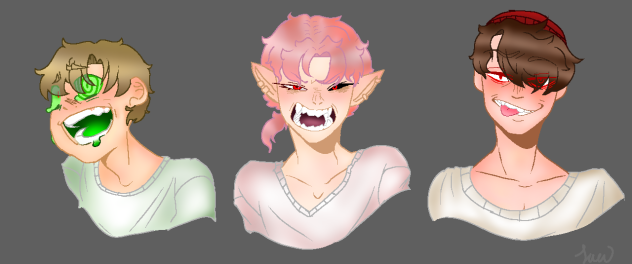 chaos trio again!!!! - ibisPaint