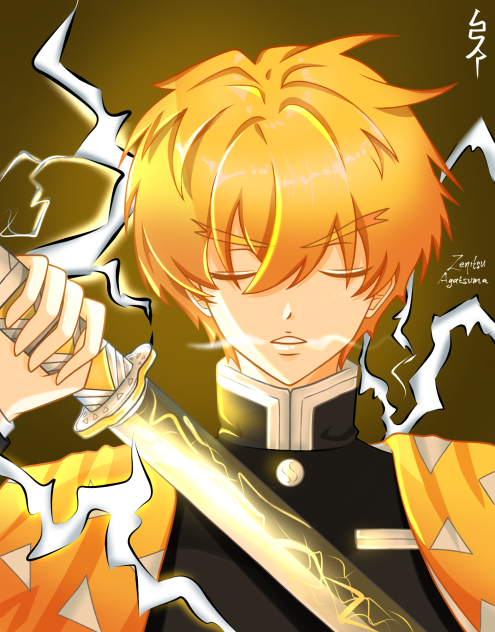 Zenitsu Agatsuma - ibisPaint