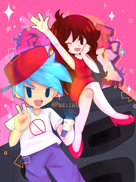 Friday night funkin! - ibisPaint