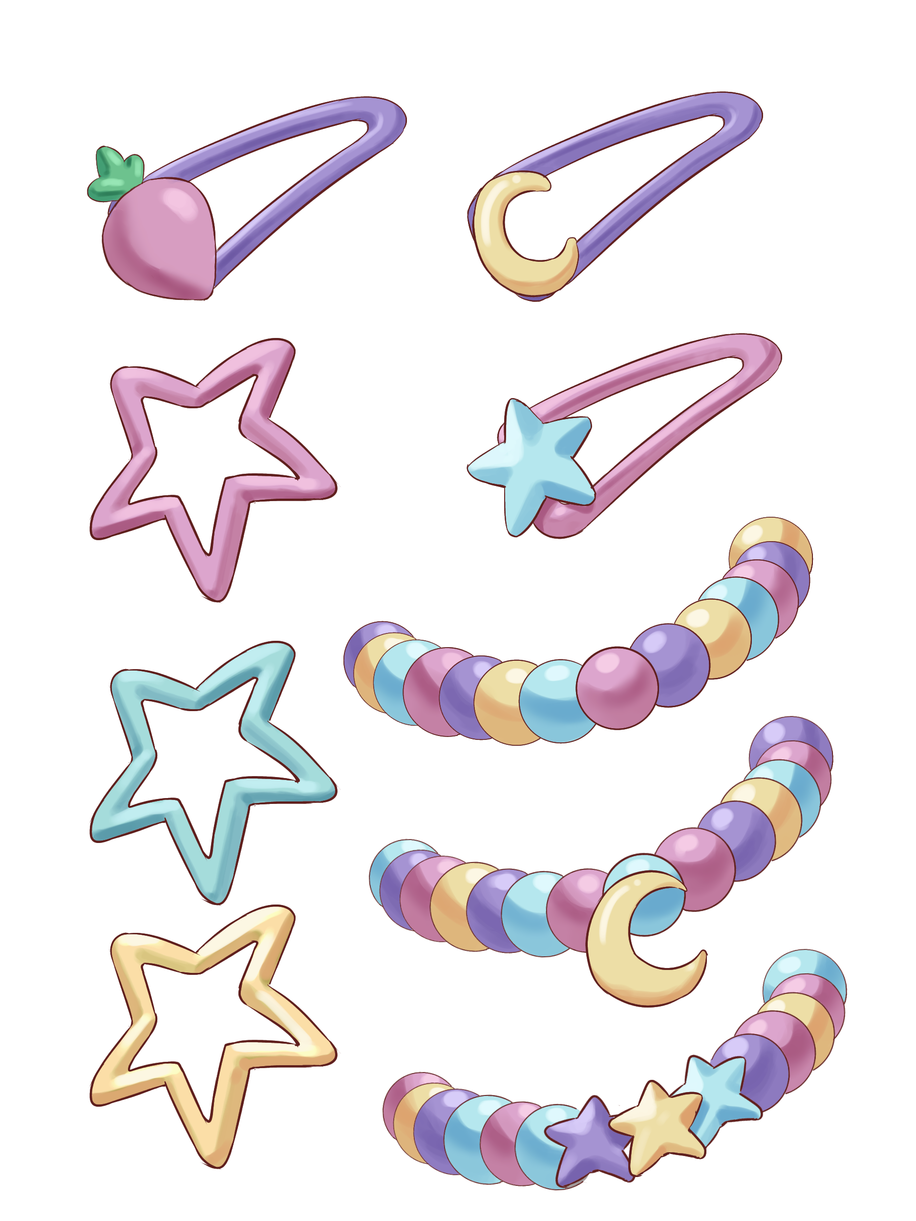 cute dream accessories - ibisPaint