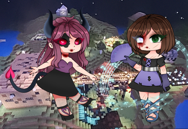 Lillith and Luna, leaders of the undead - ibisPaint