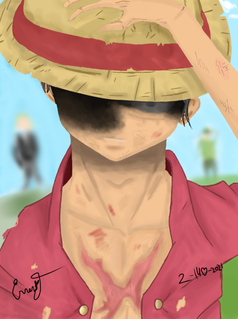 Monkey D. Luffy (fanart) - ibisPaint
