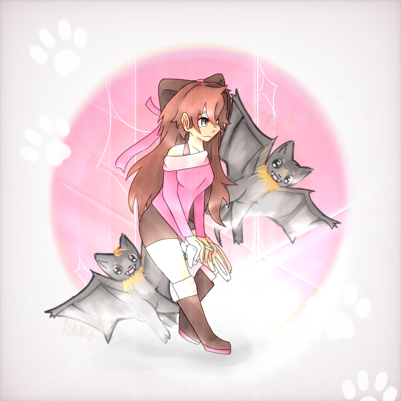 🦇the girl who friends bats🎀 - ibisPaint