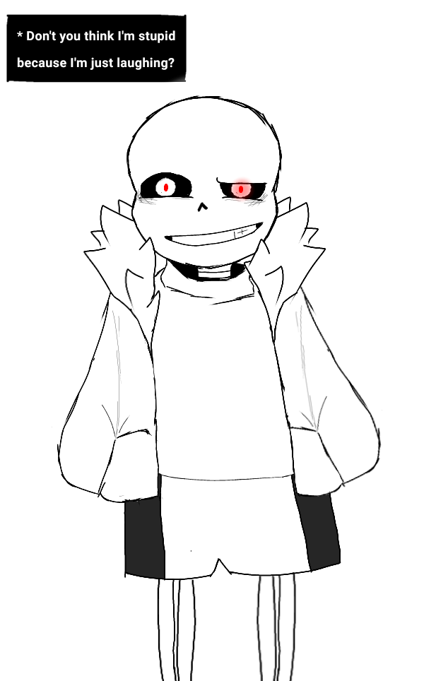 white sans (angry) - ibisPaint