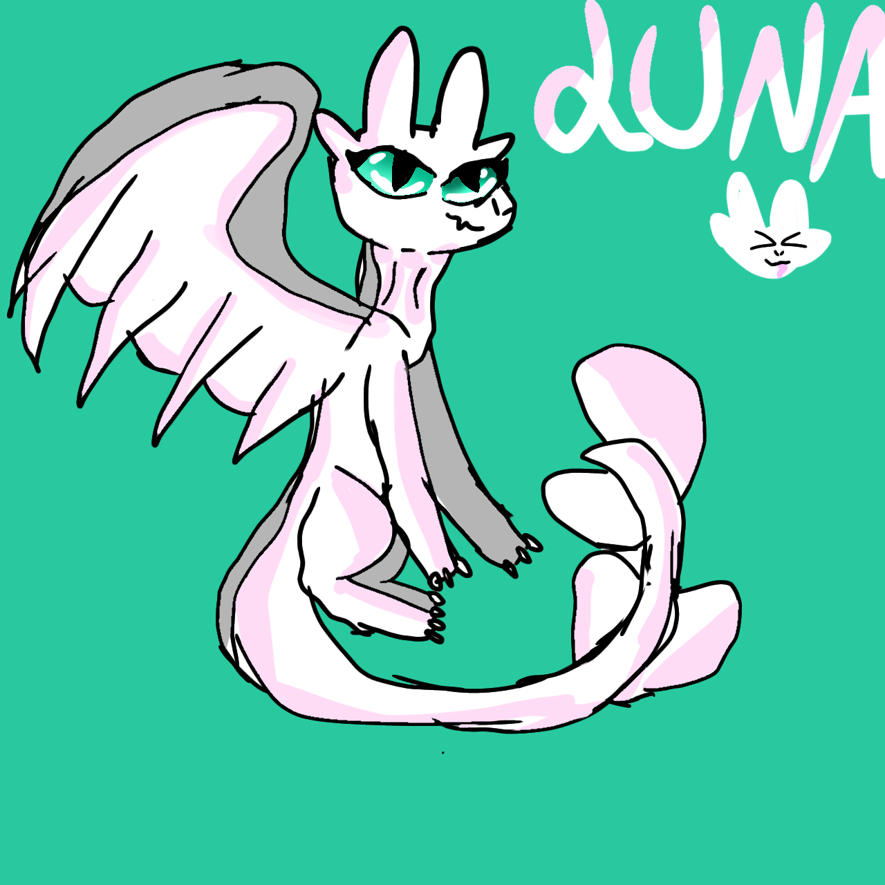 Luna the light fury - ibisPaint