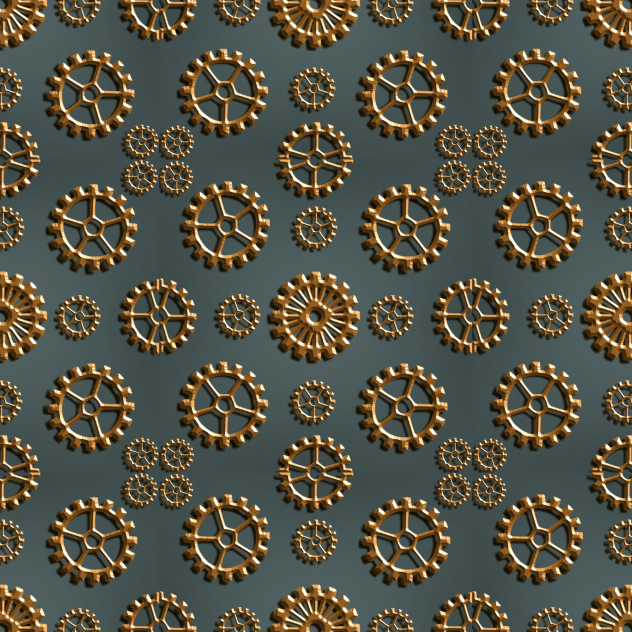 steampunk pattern - ibisPaint