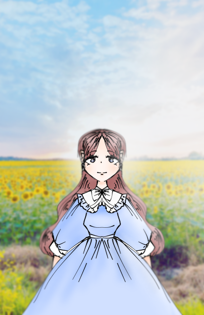 The sunflower field🌻 - ibisPaint