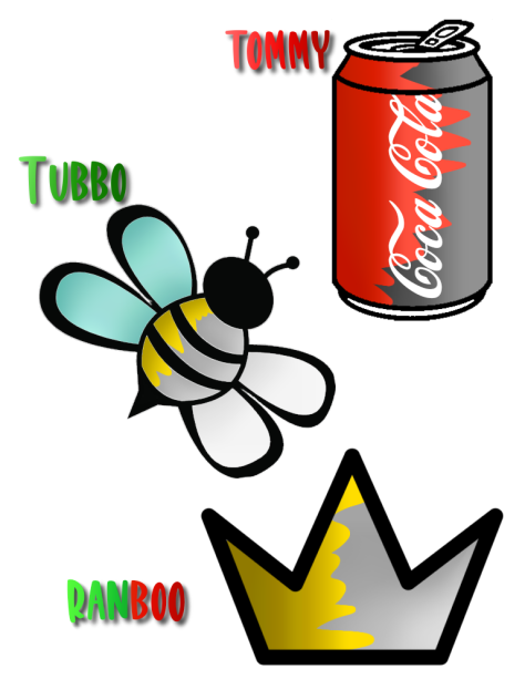 bench trio drawing - ibisPaint