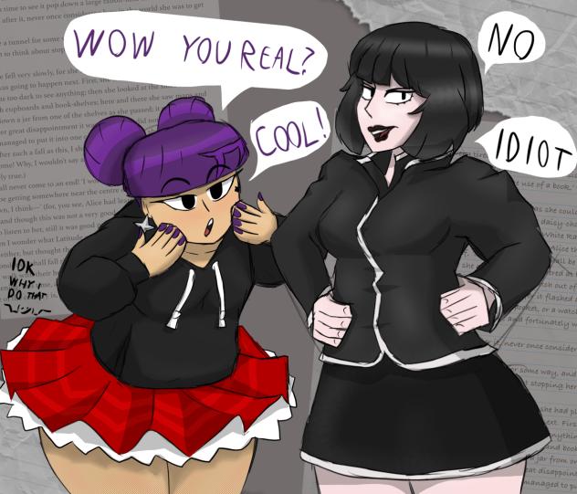 Yuki meet Monica - ibisPaint