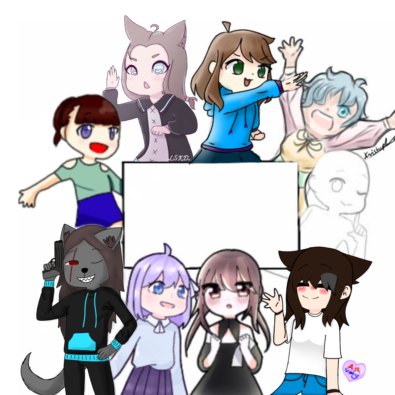 Group collaboration (8,9) - ibisPaint
