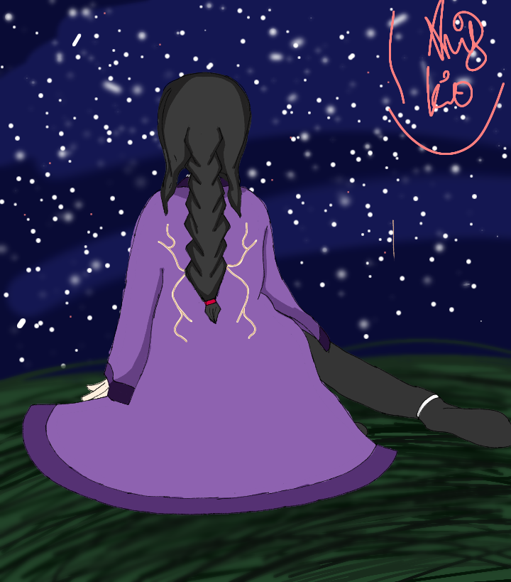 oh who is she. a misty memory - ibisPaint