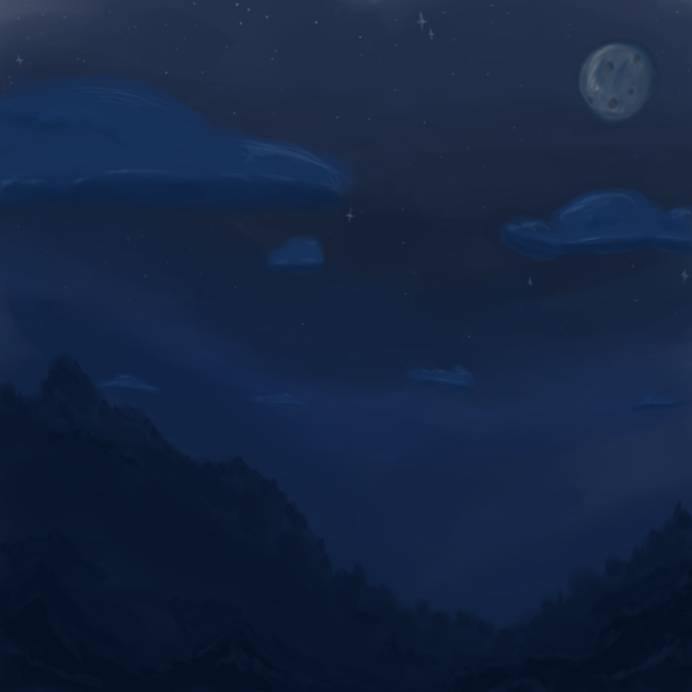 Mountain sky - ibisPaint
