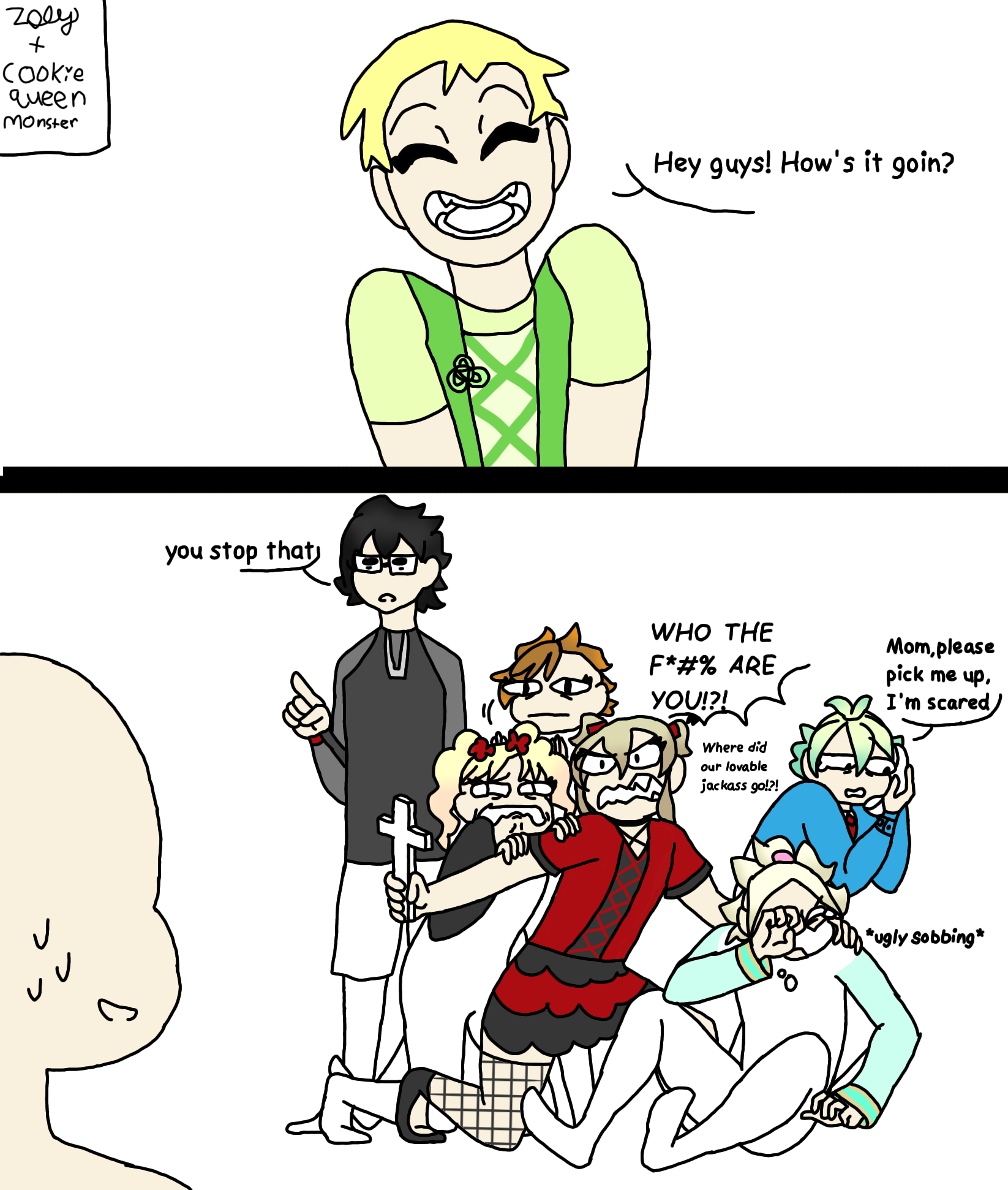 (unfinished) draw the miitopia squad - ibisPaint