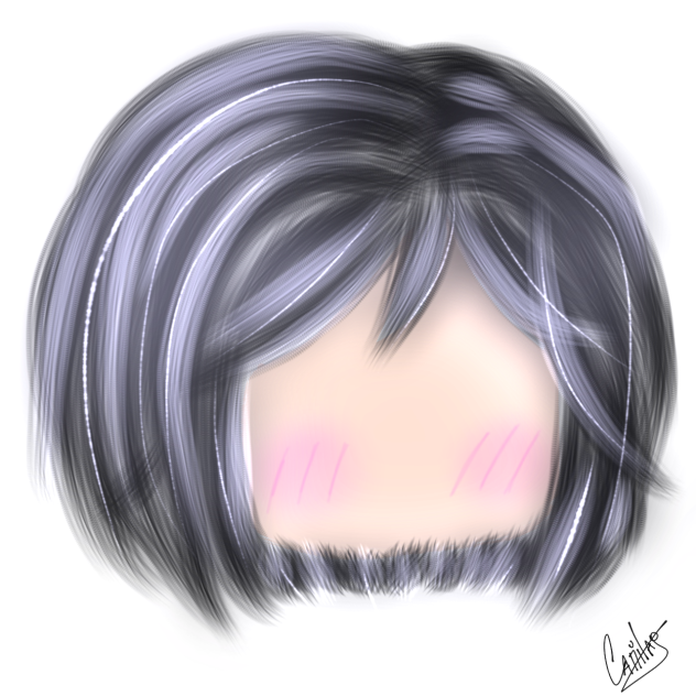 🌊Cabeza con cabello de gacha club🦋 - ibisPaint
