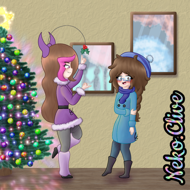 Rosi & Celeste Xmas - ibisPaint