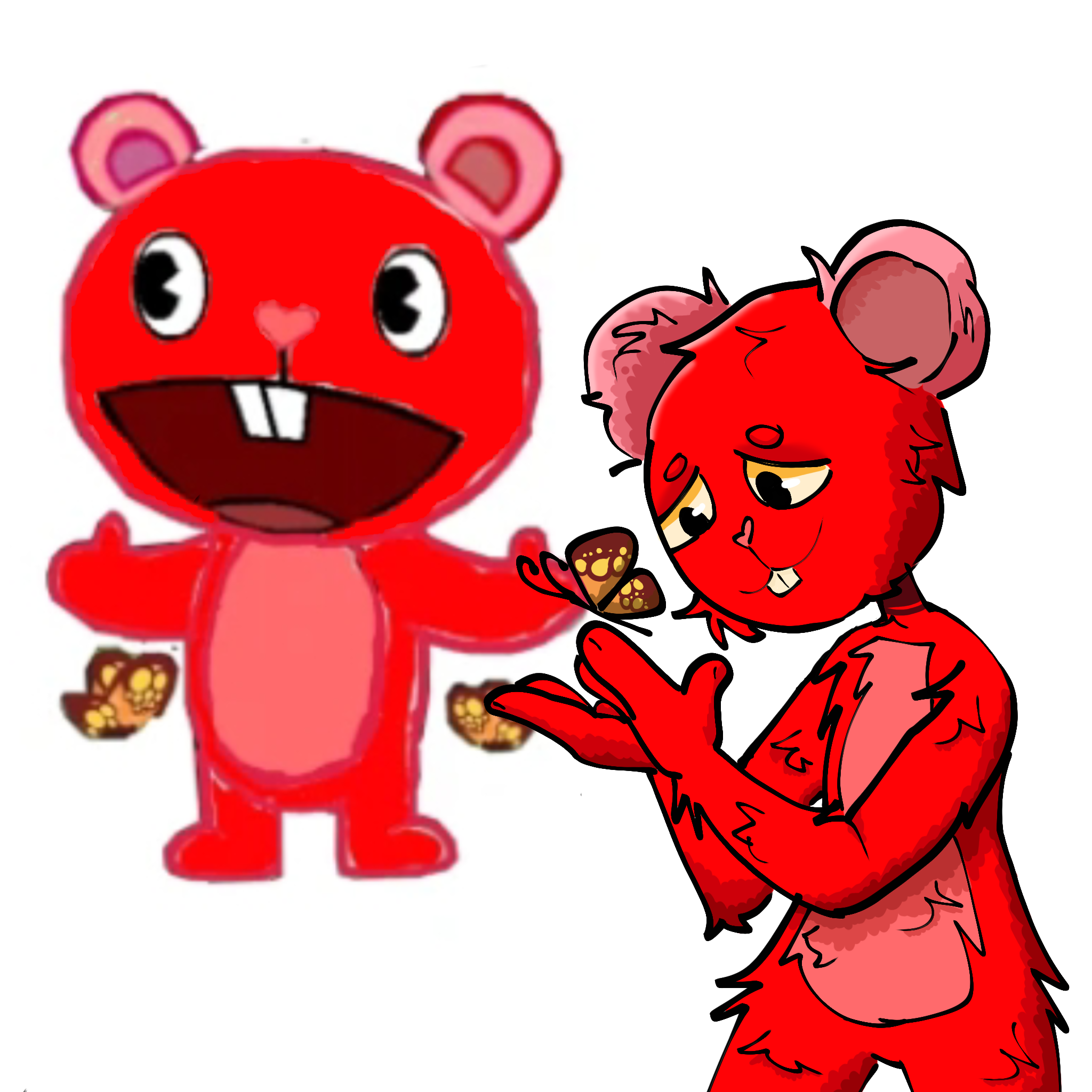 Red bear - ibisPaint