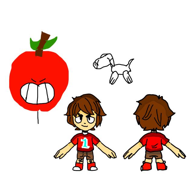 Gus aldeano (gus villager) - ibisPaint