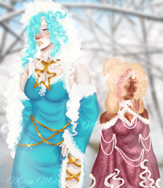 THEY HAVE WINTER DRESSES - ibisPaint