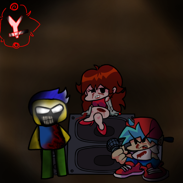 my fnf version but (scary version) - ibisPaint