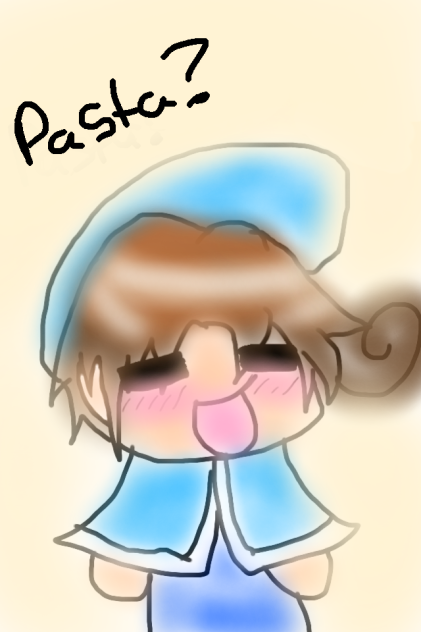 Italy speed draw pasta - ibisPaint