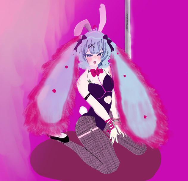 Miku rabbit hole - ibisPaint
