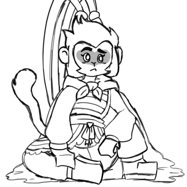 Sun wukong from lmk UvU - ibisPaint