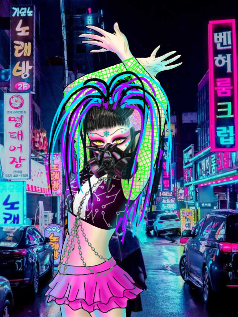 cyberpunk culture - ibisPaint