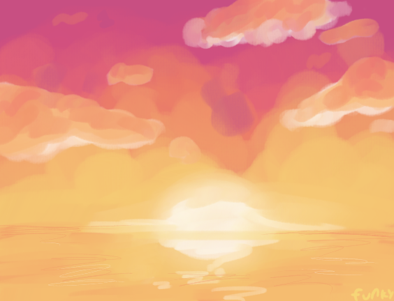 sunset - ibisPaint