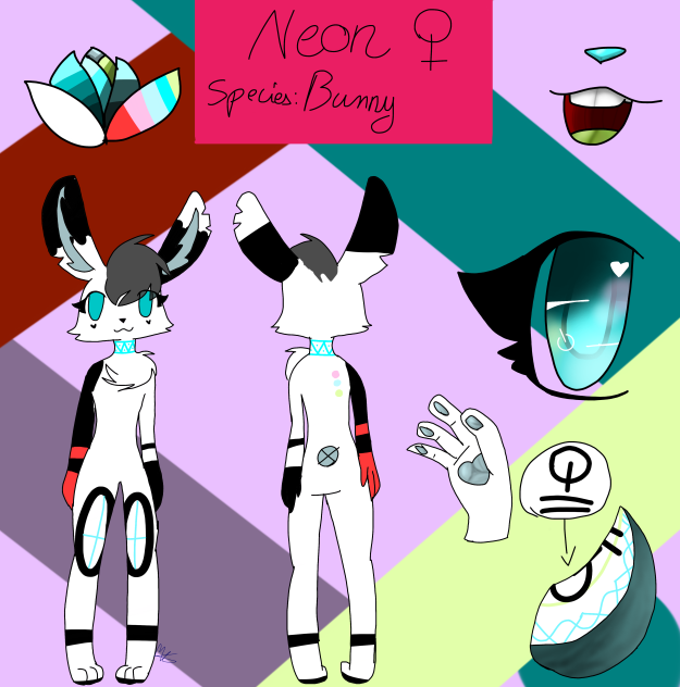 Neon ref sheet - ibisPaint