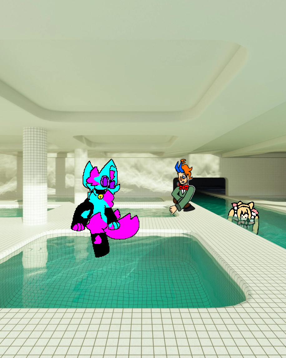 Backrooms pool Collab - ibisPaint