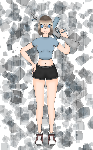 pew pew. (kinda oc introduction) - ibisPaint