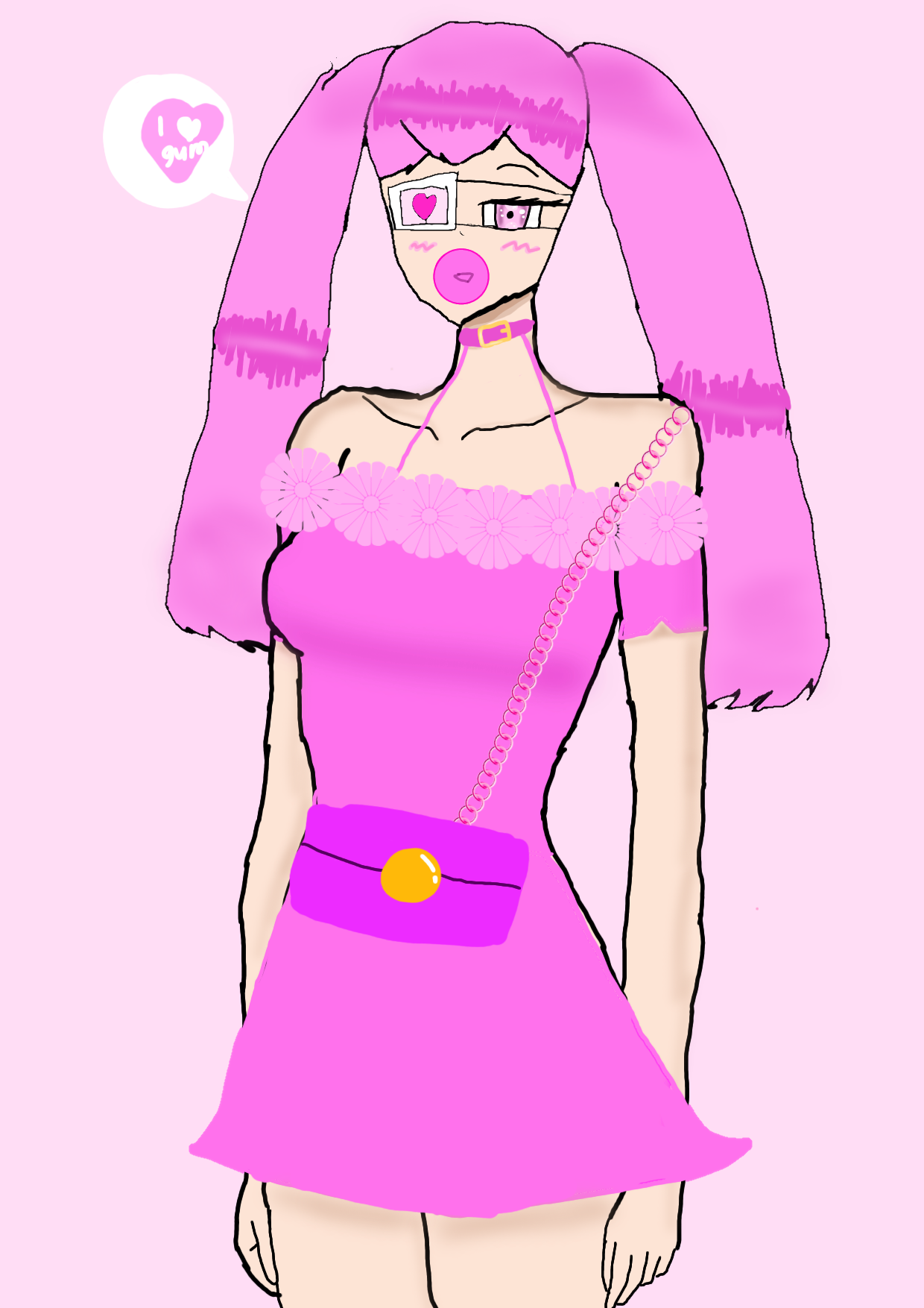 bubble gum gurl - ibisPaint