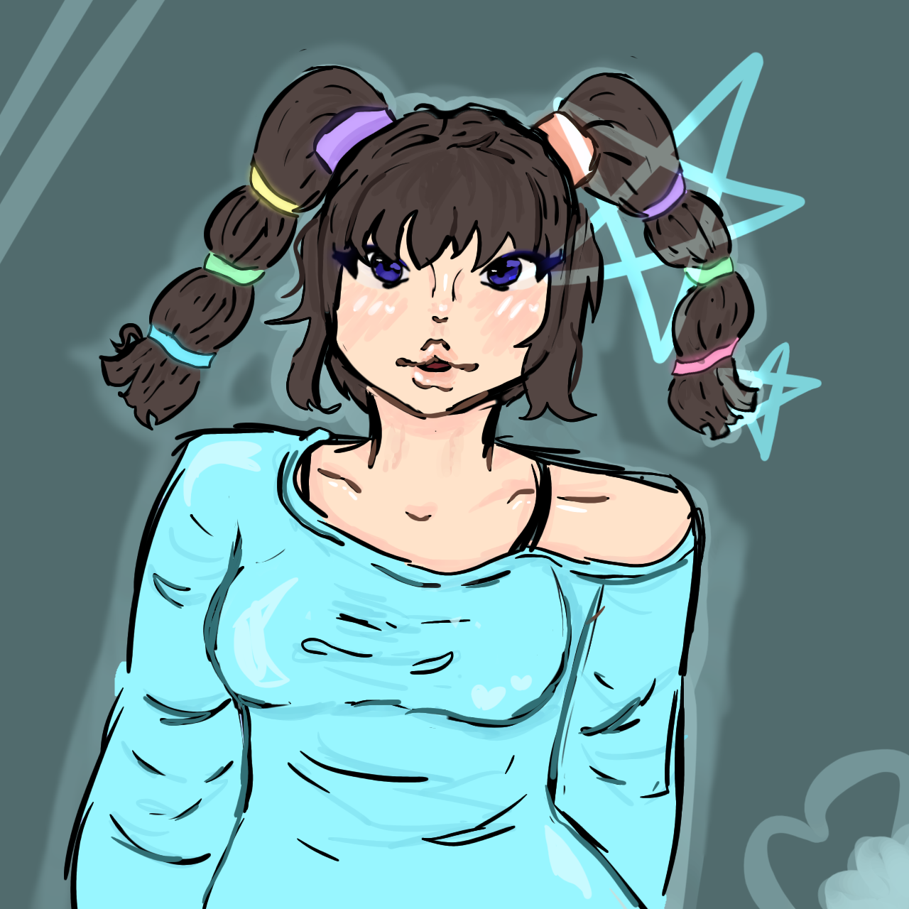 trying other artstyle - ibisPaint