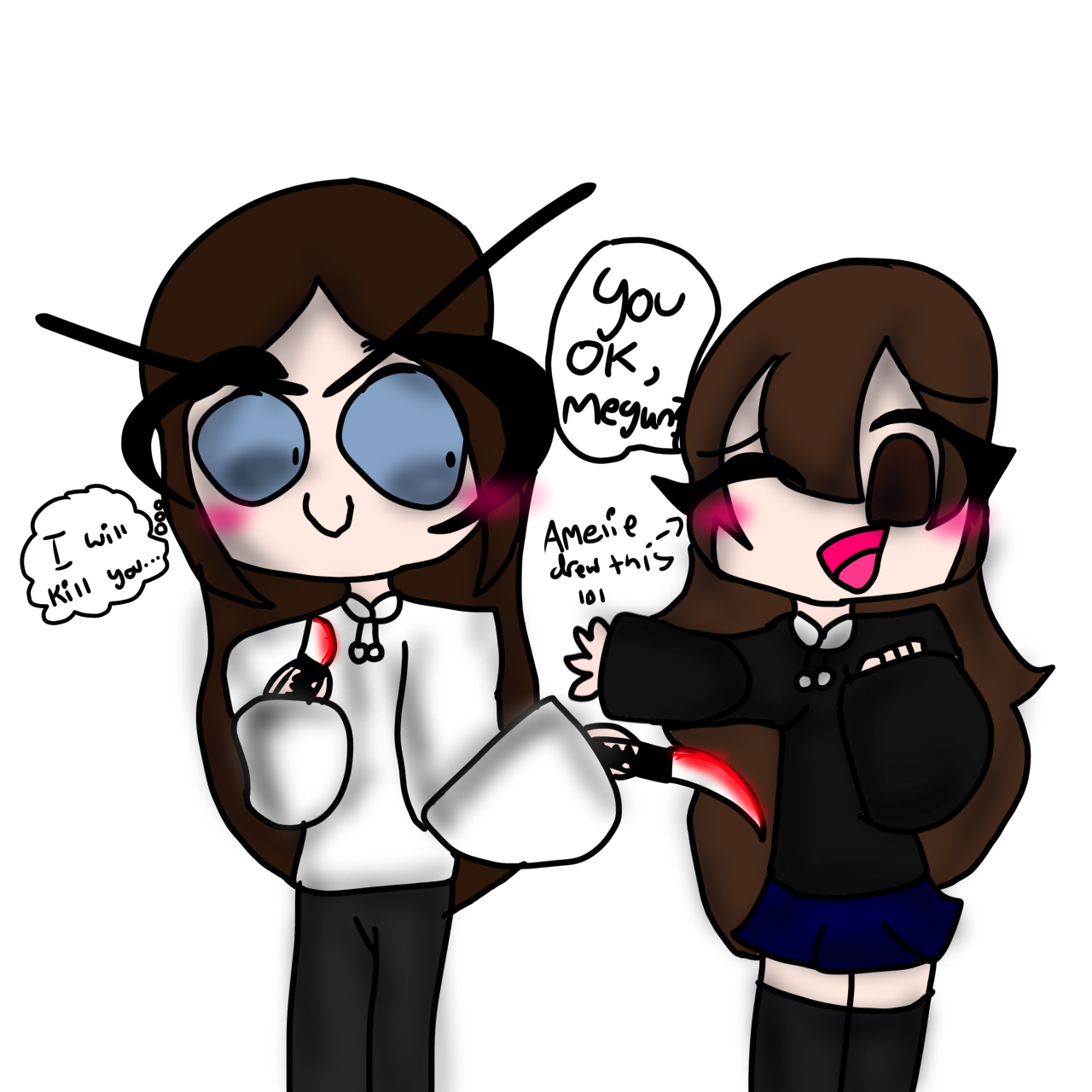 Me and megan - ibisPaint