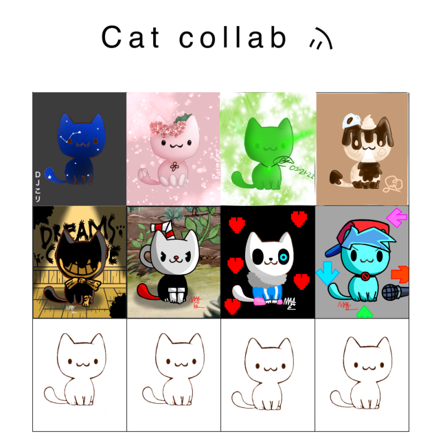 Cat Collab - ibisPaint