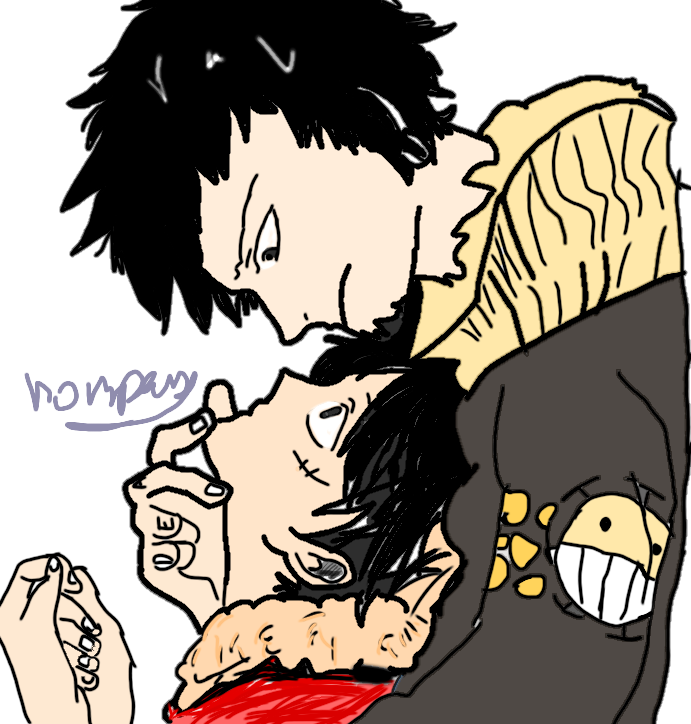 luffy x law - ibisPaint