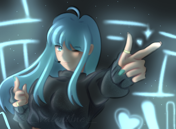 Val as a singer i guess - ibisPaint