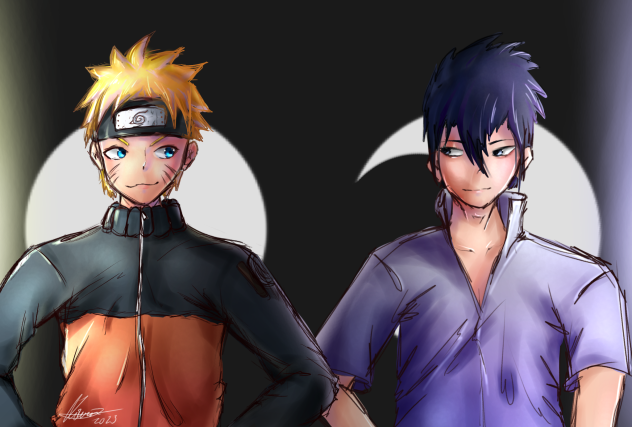 Naruto & Sasuke - ibisPaint
