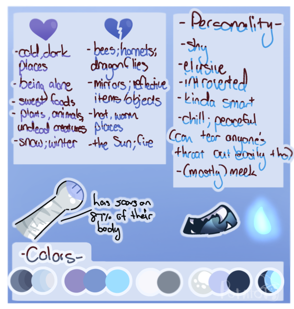 Ref sheet for Solace #2 - ibisPaint