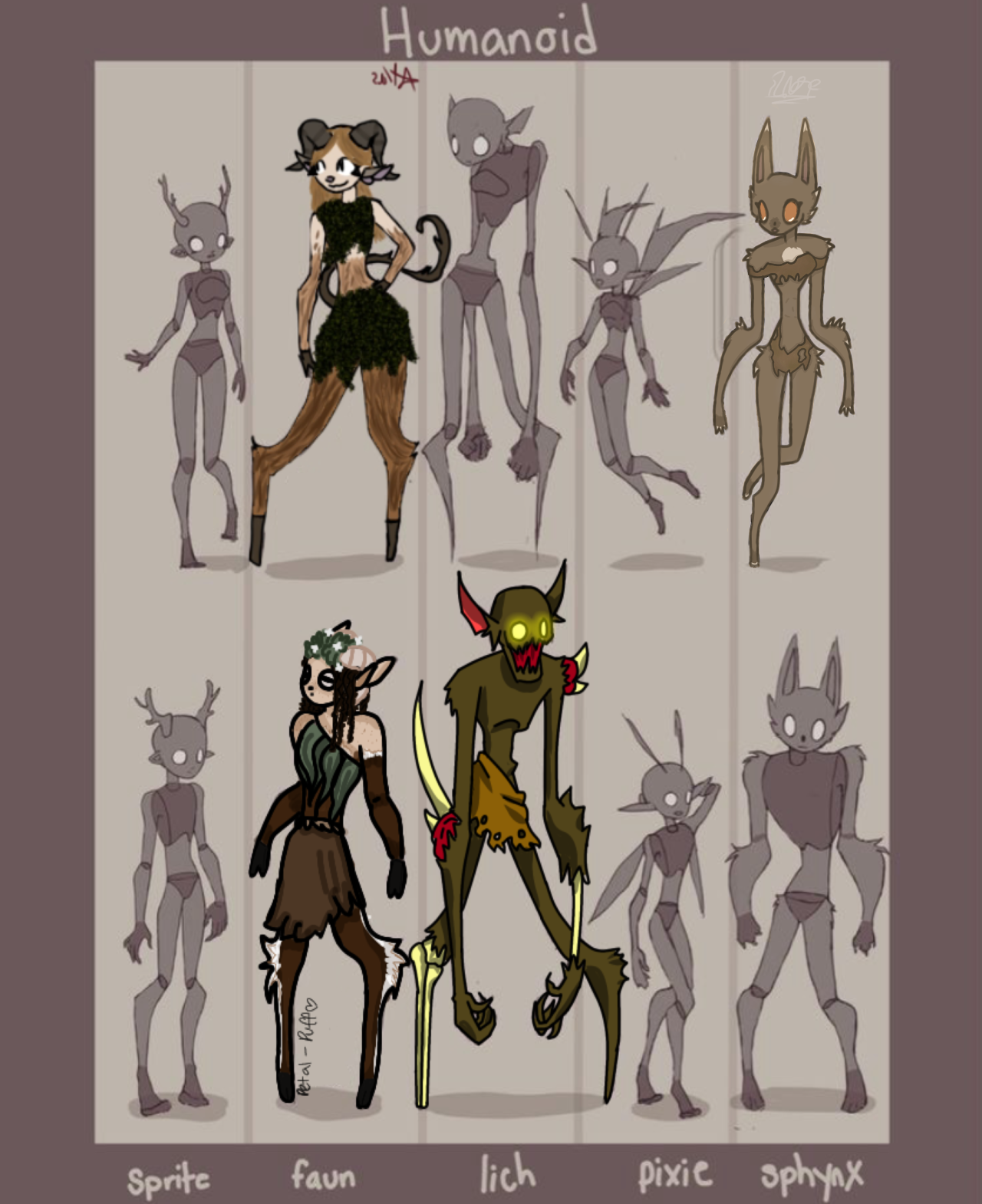 Humanoid Collab - ibisPaint