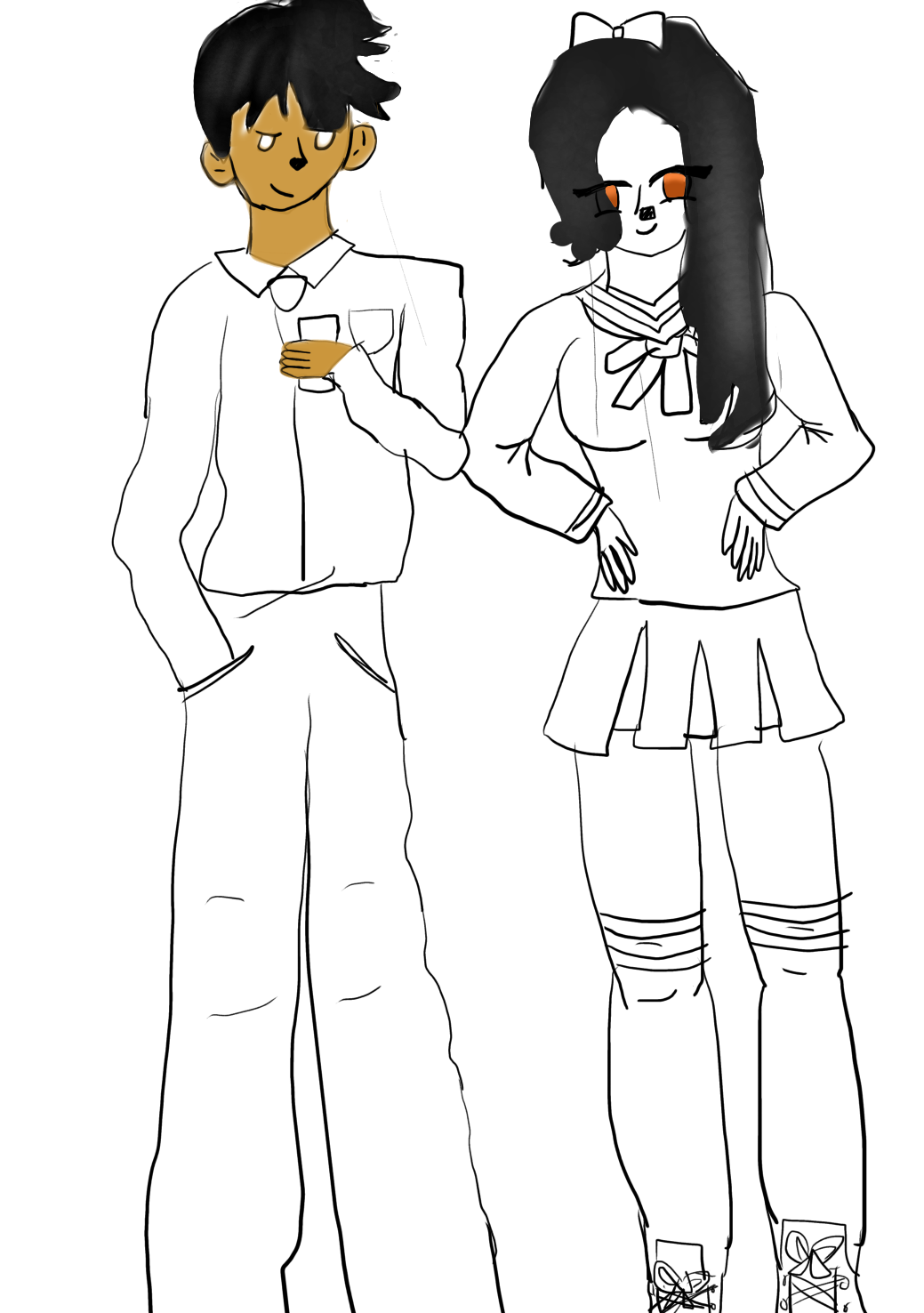 Arron and Aphmau PDH and PDHD - ibisPaint