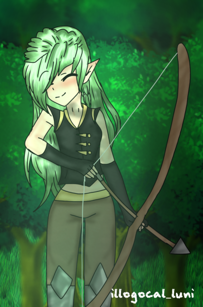 Elf warrior - ibisPaint