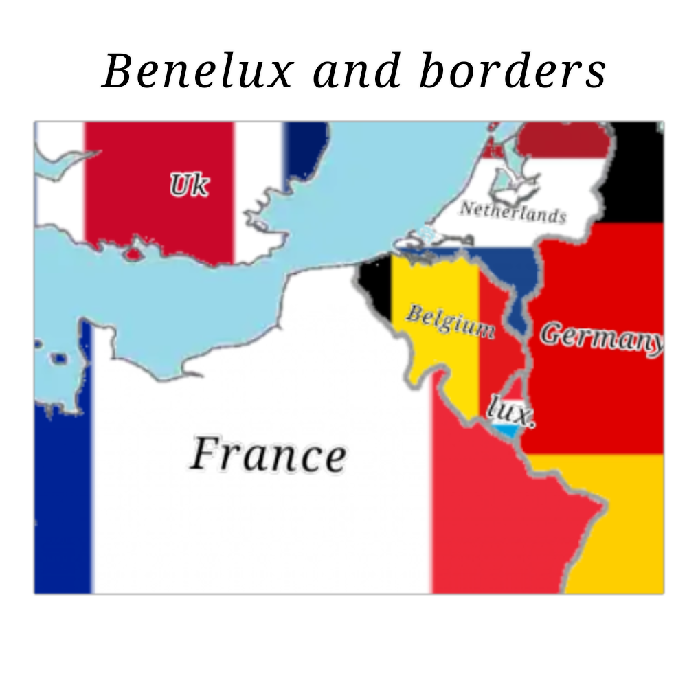 Benelux and his borders - ibisPaint