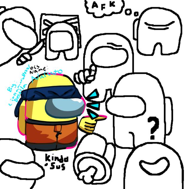 Among us OC collab by me - ibisPaint