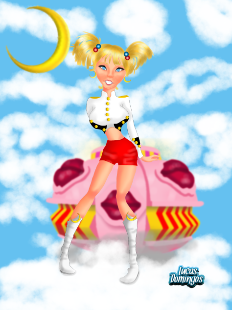 minha versão da xuxa, lua de cristal - ibisPaint