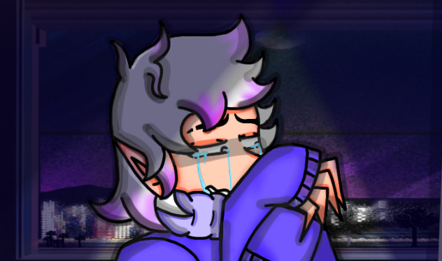 the sad night 💫 - ibisPaint